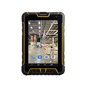 Rugged Enterprise Tablet with Barcode Scanner | Android 12 OS | 7-inch Big Touch Screen | with Honeywell N6603 2D Bar Code Reader Scan Engine, WiFi & 4G LTE, for Warehouse Inventory & Stock Control
