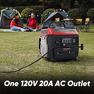 PowerSmart 1200W Portable Generator, Small Generator for Camping Outdoor, Ultralight, EPA & CARB Compliant
