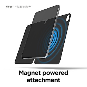 elago Smart Folio Case Compatible with iPad Mini 8.3 inch 6th Generation 2021, Protective Smart Cover Case, Compatible with Apple Pencil and elago’s Pencil case, Slim Design, Auto Wake/Sleep - Black