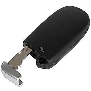 ANGLEWIDE Car Key Fob Keyless Entry Remote SHELL CASE Replacement for 14-18 for Jeep for Cherokee (FCC GQ454) 4 Buttons 1pad