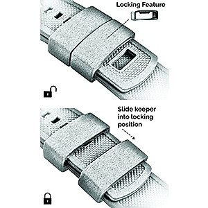 BARTON WATCH BANDS Quick Release Elite Silicone Watch Bands, Black Top/Aqua Blue Bottom, 20mm