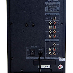 beFree Sound 5.1 Channel Bluetooth Surround Sound Speaker System in Blue