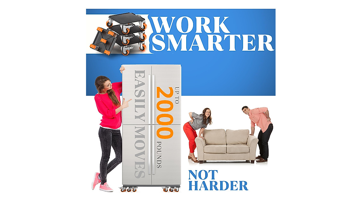 2000 lb Capacity Furniture Movers - Effortless Moving Tools
