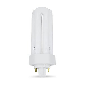 Technical Precision 32W Bulb Triple Tube Compact Fluorescent Light Bulb Replacement for Panasonic FHT32E35 Light Bulb T4 4 Pin CFL Bulb with GX24Q-3 Base - 3500K Neutral White - 2400 Lumens
