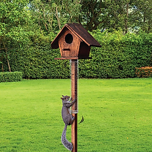 Scram, Squirrel by Slinky, Squirrel-Proof Bird Feeder Accessory that Guards Bird Seed, Kids Toys for Ages 5 Up by Just Play