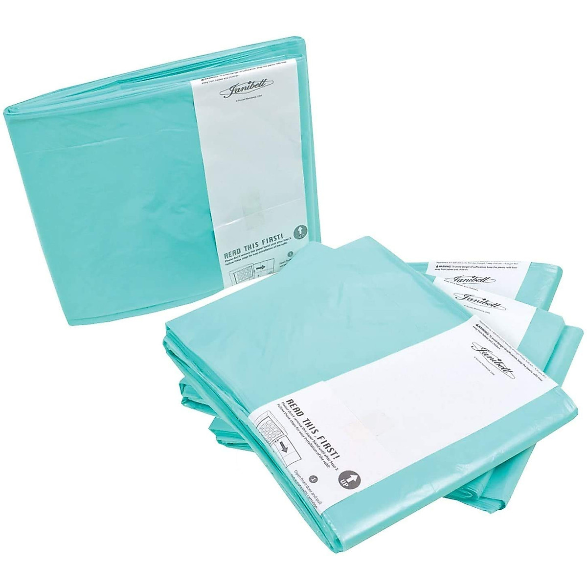 Akord 8-Pack Liner Refills For Janibell 280 Slim Model Adult Diaper System (2 Packs in 4 Boxes)