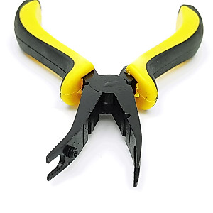 KIRO&SEEU Ball Link Plier RC Helicopter Plane Tool Ball Link Clamp Plier for RC Vehicles Curved Tip Bent Head Airplane Car Trex 450