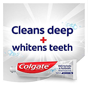 Colgate Baking Soda and Peroxide Whitening Toothpaste - 8 ounce (6 Pack)