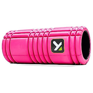 TRIGGERPOINT PERFORMANCE THERAPY GRID Foam Roller for Exercise, Deep Tissue Massage and Muscle Recovery, Original (13-Inch), Pink