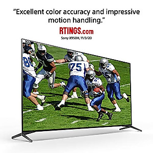 Sony X950H 65-inch TV: 4K Ultra HD Smart LED TV with HDR and Alexa Compatibility - 2020 Model