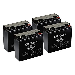 ExpertPower (4 Pack) 12 Volt 20 Ah Rechargeable Battery [EXP12200]