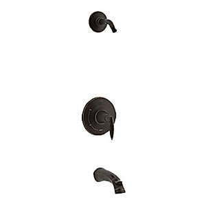 Kohler TLS45104-4-2BZ Alteo Rite-Temp® Bath & Shower Valve Trim with Lever Handle & Spout, Less Showerhead Oil-Rubbed Bronze