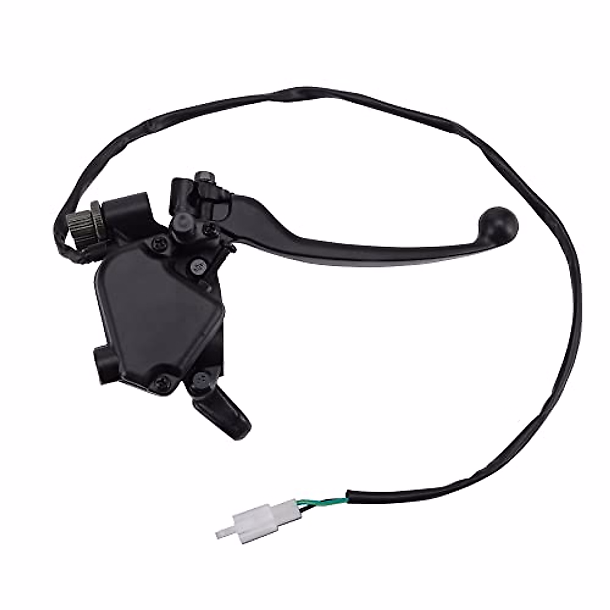 WOOSTAR 7/8" 22mm Straight Handle Thumb Throttle with Dual Brake Lever Assembly Replacement for Taotao Buyang Kazuma Sunl 50cc 70cc 90cc 110cc 125cc 150cc 250cc ATV 4 Wheeler Quad Buggy Dirt Pit Bike