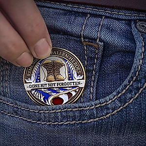 Fallen Hero Challenge Coin · Fallen Soldier Memorial Challenge Coin