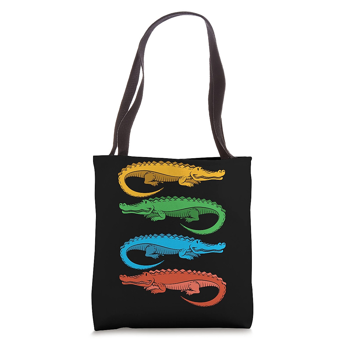 Retro Alligator Alligators Crocodiles Funny Alligator Tote Bag
