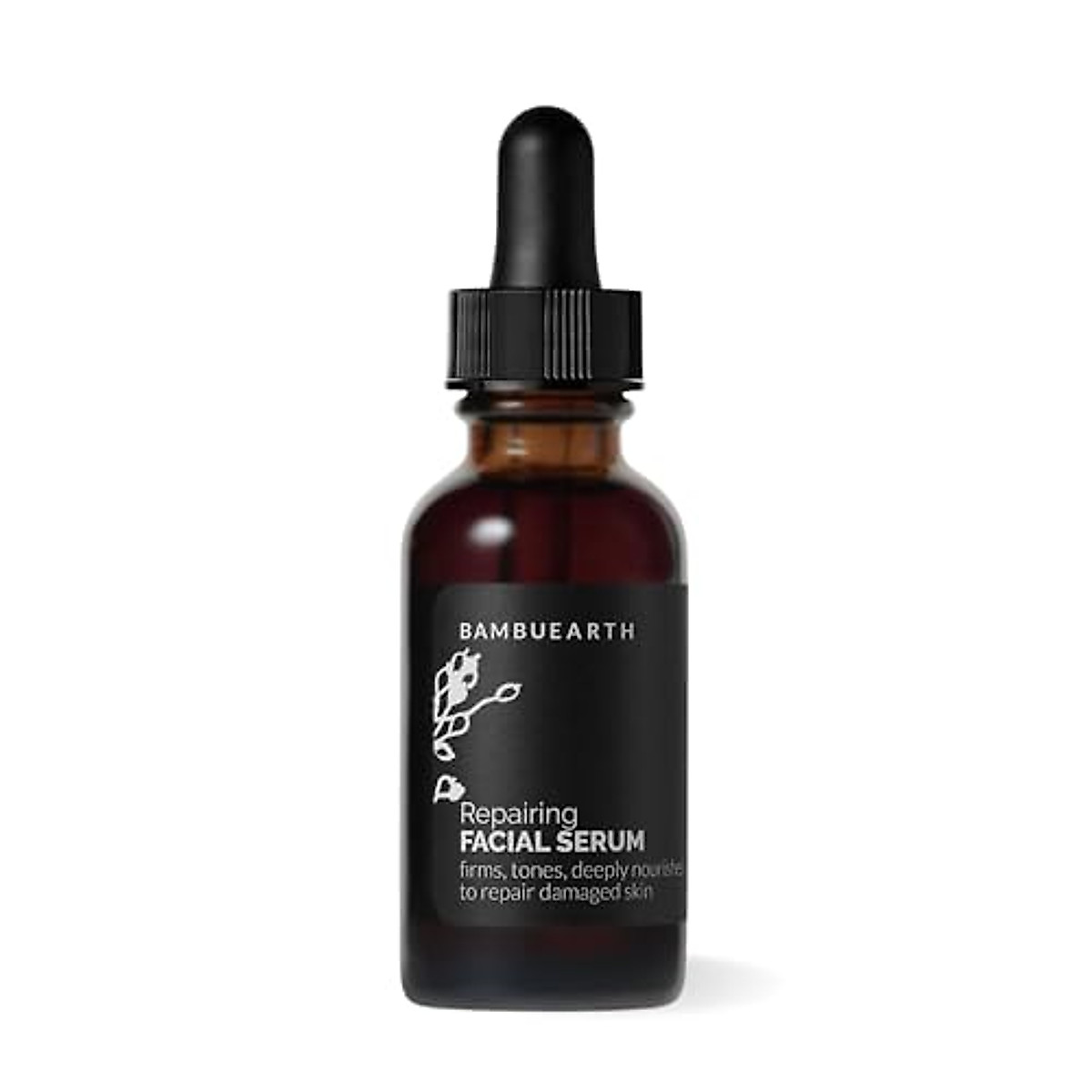 Bambu Earth Cold-Pressed Repairing Facial Serum - Organic Ingredients - Rosehip and Vitamin C Facial Serum for Women to Help Even Skin Tone and Recover from Hyperpigmentation & Sun Damage (1 oz)