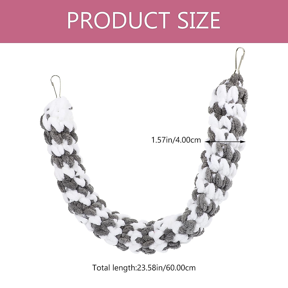 Totority Sugar Glider Climbing Rope Rat Toys for Pet Rats Bungee Rope Bird Toy Climbing Rat Toy Woven Hamster Toy Swing Glider Climbing Sugar Glider Toy Parrot Stand to Weave Cotton Rope