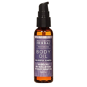 Talc Free Powder and Body Oil, Lavender Bath Set, After Shower Set, Blissful Earth Scent With Lavender Vetiver and Clary Sage, Intertrigo, Natural Skin Care, Ora's Amazing Herbal