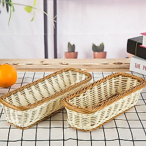 UPKOCH 3 pcs Baskets Drawer Chocolate Holder Kitchen Drainer Utensil S Flatware Storage Seagrass Rattan Plate Container Basket Cube Organizer Farmhouse Rustic Hyacinth Forks Silverware