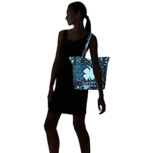 Lucky Brand womens Lona Tote, Evening Blue, One Size US
