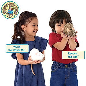 TigerHart Wylie The White Rat - 7 Inch Stuffed Animal Plush