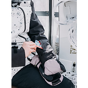 Burton Women's Standard Lalik 2L Jacket, Stout White Spatter/True Black, Small