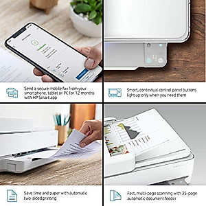 HP Wireless All in one Inkjet Printer Mobile Print, Scan & Copy Color Printer with 6 ft Cable for Home and Office use