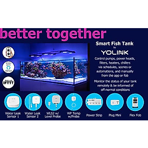 Smart Power Strip, YoLink 1/4 Mile World's Longest Range Power Strip Compatible with Alexa Google IFTTT, Surge Protector Plugs 4 USB Charging Ports + 4 AC Plugs for Multi Outlets - YoLink Hub Included