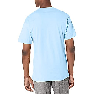 Champion Mens Classic T-shirt, Everyday Tee For Men, Comfortable Soft (Reg. Or Big & Tall), Swiss Blue, XX-Large US
