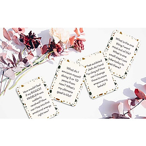 Allura & Arcia Empowering Self Care Questions - 52 Stress Relief Cards for Meditation, Mindfulness, Yoga & Gifts