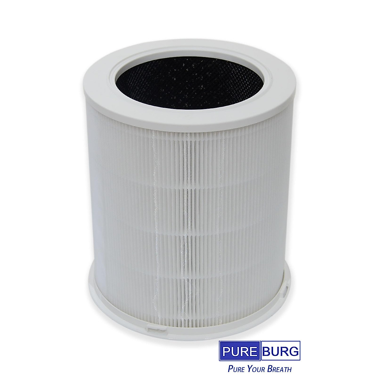PUREBURG Replacement Filter Compatible with Dr.J AP401 AP402 & GCZ AP402 Air Purifiers,2-Pack H13 HEPA 4-Stage Filtration Activated Carbon 2-in-1 Air Clean Dust VOCs Odor