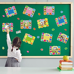 24 Packs Easter Kids' Craft Kits DIY Picture Frame Craft Spring Easter Art Activities Home School Classroom Game Bulletin Board Easter Party Favor Decoration