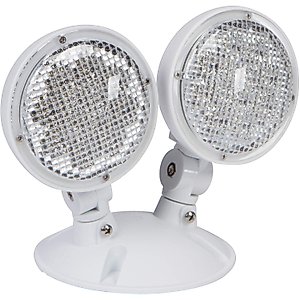 Morris Products 73127 Remote Emergency Light Head 2 3.6V LED Lamps Weatherproof, White