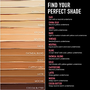 Frankie Rose Cosmetics Matte Perfection Foundation Makeup – Long-Lasting, Hydrating Foundation for Semi-Matte Finish - Foundation Full Coverage for All Skin Types - (Neutral) 1.0 US fl oz / 30 ml