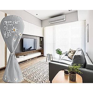Alqpopg Fan Cover Dust Washable Floor Fans Cover Heavy Duty Standing Round Dustproof Covers Waterproof Protector for Indoor Outdoor Household Gray