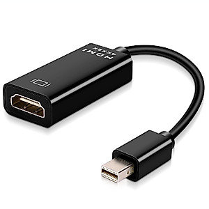 Mini DisplayPort to HDMI Adapter for iMac Mid 2011(27-inch, 21.5 inches) Mini DP to HDMI Adapter Compatible with MacBook Air/Pro, Microsoft Surface Pro/Dock, Projector and More 1-Pack