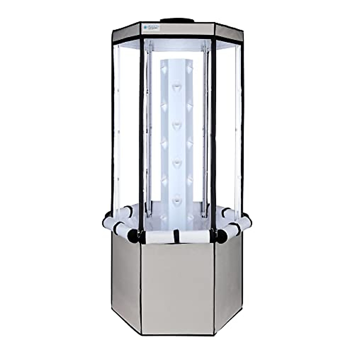 Aerospring Indoor Hydroponic Growing System 2.0 – Grow 27 Lettuce, Vegetable, Herb & Fruiting Plants | Includes Grow Tent, 150W LED Grow Lights, Fan & Wheels for Indoor Gardening