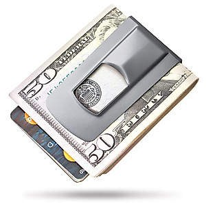 Silver Metal Tightwad Money Clip