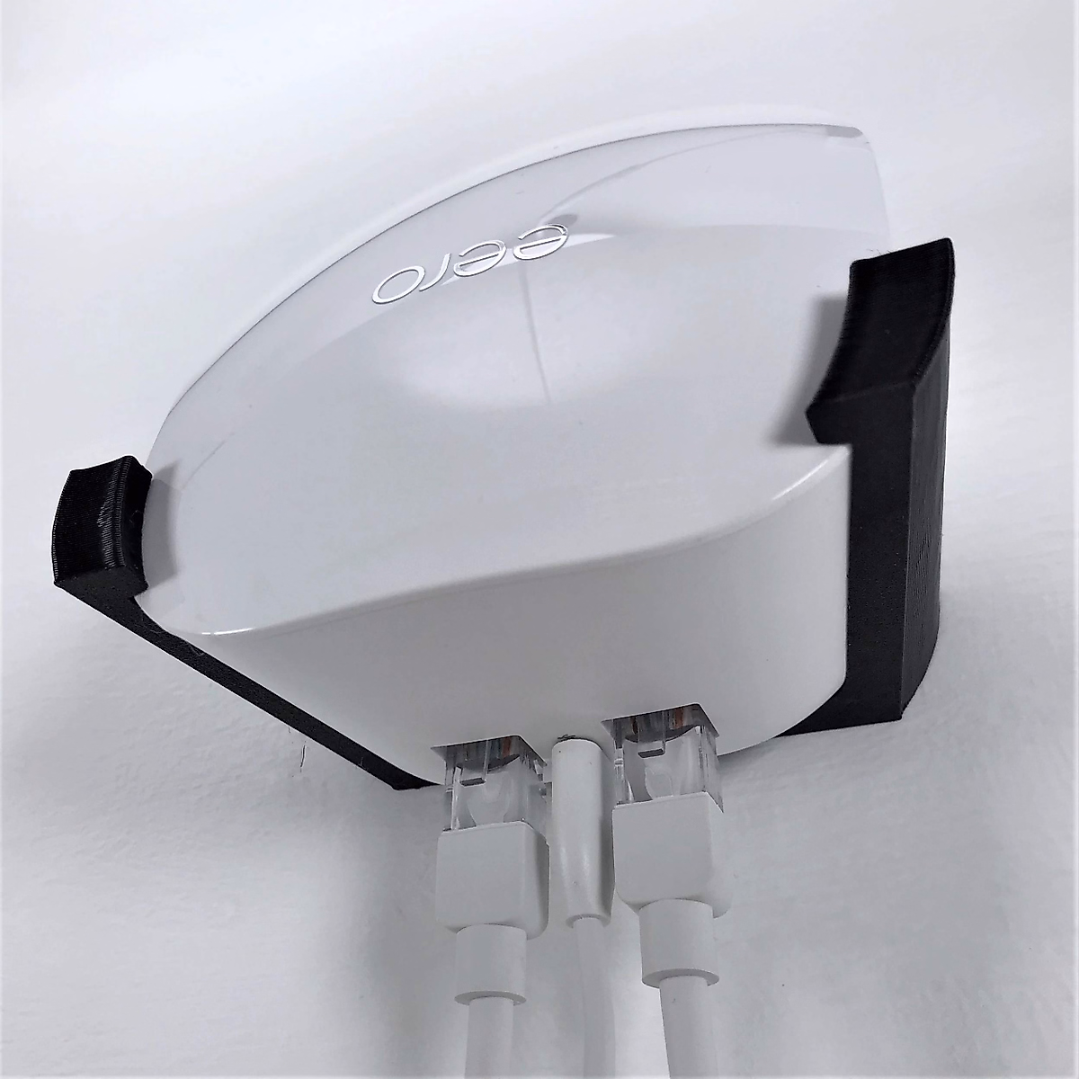 Wall Mount Bracket Holder for Eero Mesh Wi-Fi Router/Extender Holster Style White 3 Pack