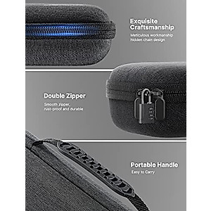 JSAUX Carrying Case Compatible with Steam Deck, Protective Hard Shell Carry Case Built-in Charger & Docking Station Storage(Upgrade), Portable Travel Case for Steam Deck Console & Accessories - BG0106