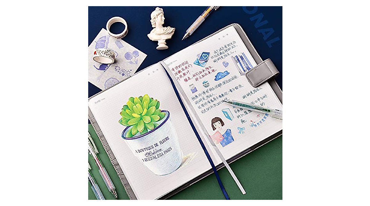 Morandi Colored Gel Ink Pens – Retractable 0.5mm, Assorted Nordic Colors