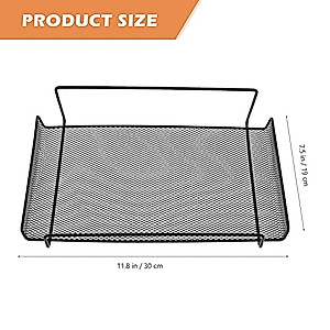 DECHOUS Router Wall Hanging Shelf Metal Mesh Tv Box Floating Shelf for DVD Player Projector Living Room Bedroom Kitchen Office