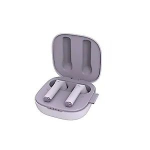 LARK Wireless Earbuds TWS 5.0, Charging Case, Touch Adjustable Volume, Waterproof, 35hour Cyclic Playtime, Suitable for iPhone & Android & Samsung, Semi-in Ear Stereo Earphones(Purple)