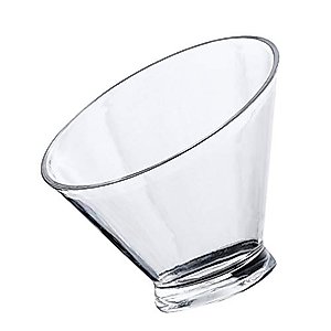 DOITOOL Mixing Bowl slant bowls cut glass bowls clear glass cooking bowls dessert fruit serving bowls glass terrarium candy jar for mixer bowl kitchen 14mm bowl (16. 5cm) Cereal Bowl