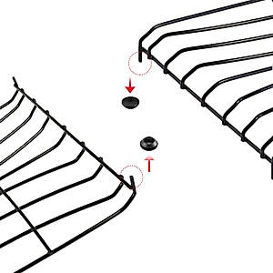 071129 RV Stove Parts Grommets Replacement for Suburban Stove Top Grate Magic Chef Grate Grommets Kit 525004 Suburban Camper Motorhome Rubber Foot Pad for RV Range Grate Durable Rubber Feet 12Pcs