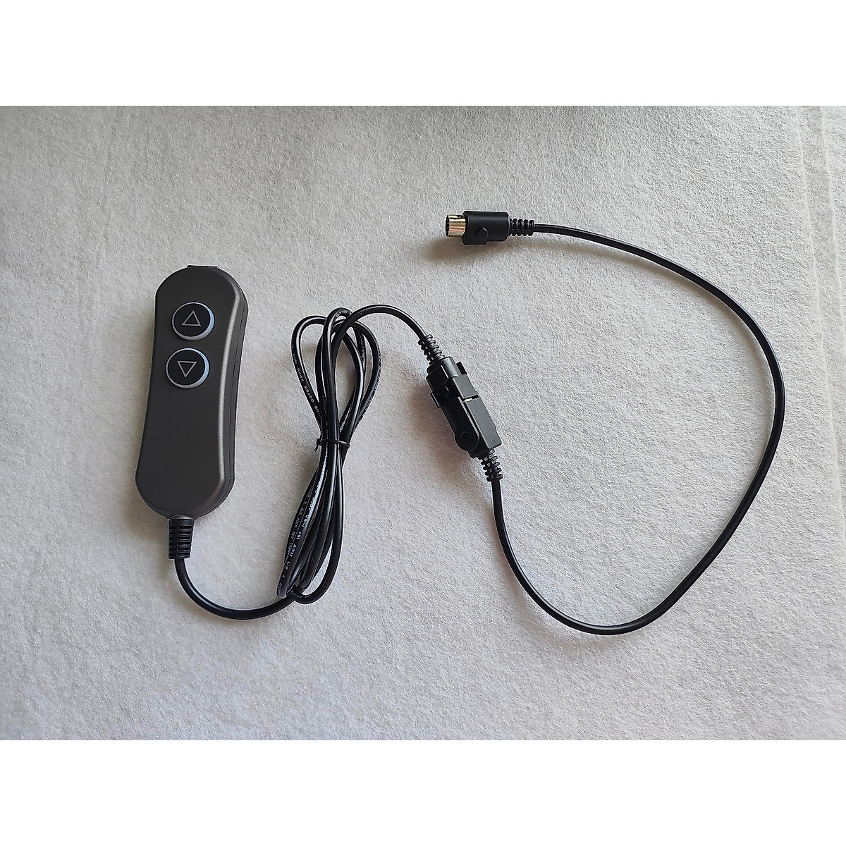 Kroshine Lift Chair Power Recliner Replacement 2 Button 5 Pin Prong MLSK111-A1 Hand Control Handset Remote with USB and Backlight