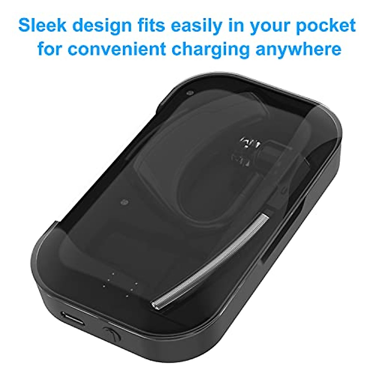 Power Charging Case Compatible with Plantronics Bluetooth Headset Voyager Legend, 2-in-1 Portable Charger Case with LED Status(Only Include The Charging Case)