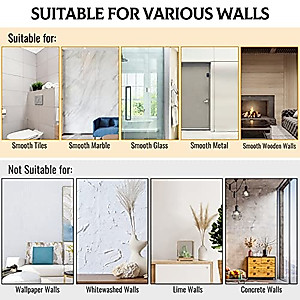 Bathroom Shower Organizer, YASONIC 2-Pack Strong Adhesive Shower Caddy with Soap Holder and 8 Hooks, No Drilling Wall Mounted Rustproof Stainless Steel Shower Shelf, for Inside Shower, Bathroom, Black