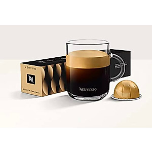 Nespresso Vertuo Golden Caramel Coffee,10 Count (Pack of 1)