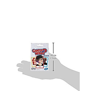 Hasbro Gaming Guess Who? Card Game for Kids Ages 5 and Up, 2 Player Guessing Game, Brown/a